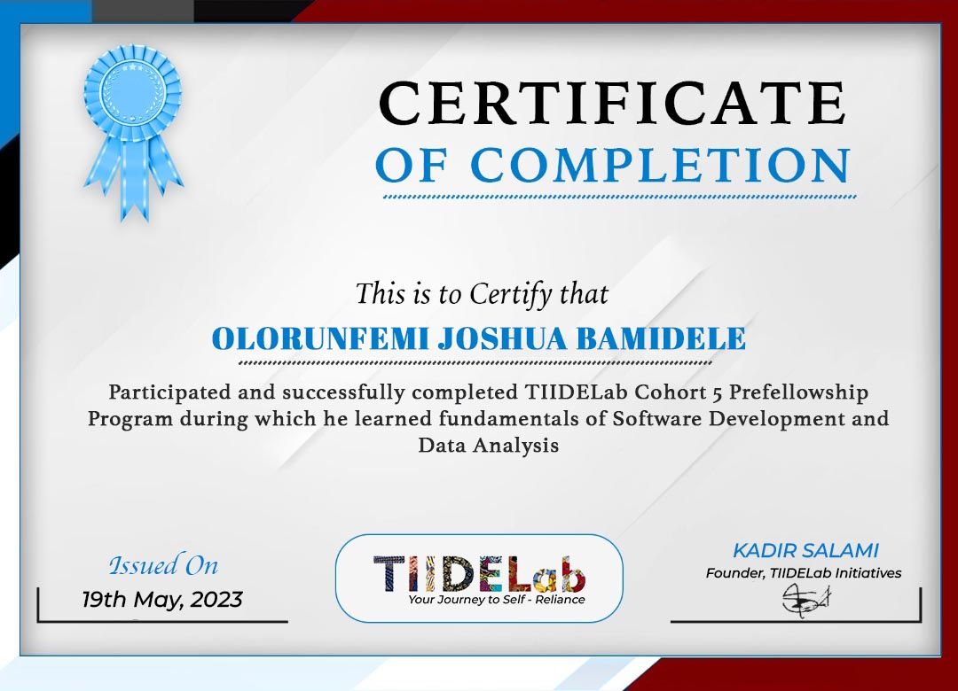 Joshua Bamidele Olorunfemi on LinkedIn: #team #html #learning # ... Joshua Bamidele Olorunfemi on LinkedIn: #team #html #learning # ...