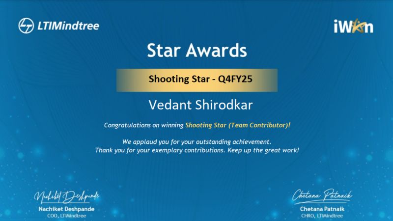#recognition #achievement #teamwork | Vedant Shirodkar #recognition #achievement #teamwork | Vedant Shirodkar
