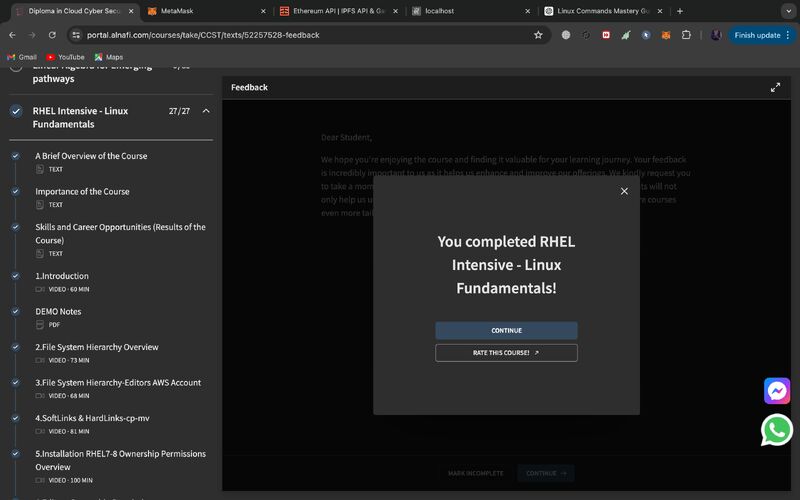 Finished Red Hat Fundamentals course! | Hammad Qadeer posted on the ... Finished Red Hat Fundamentals course! | Hammad Qadeer posted on the ...