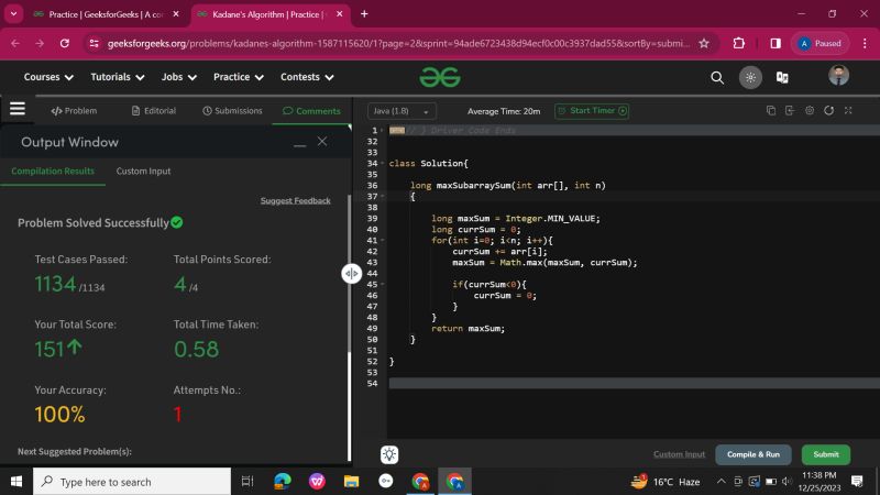 Day 42 of #100daysofcode challenge solved DSA problem | ABHISHEK KUMAR ... Day 42 of #100daysofcode challenge solved DSA problem | ABHISHEK KUMAR ...
