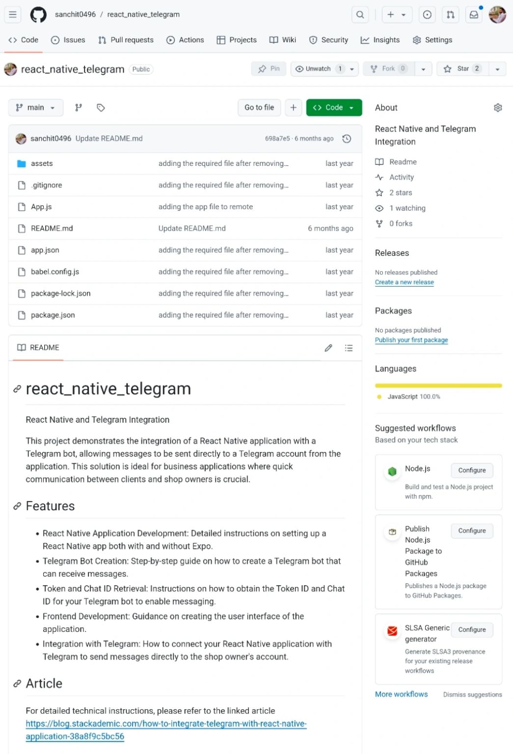Sanchit Raj on LinkedIn: #reactjs #android #javascript # ... Sanchit Raj on LinkedIn: #reactjs #android #javascript # ...
