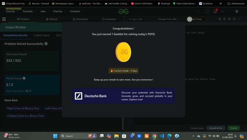 Bhavarth Agarwal on LinkedIn: #day4 #geekstreak24 #dsa #geeksforgeeks # ... Bhavarth Agarwal on LinkedIn: #day4 #geekstreak24 #dsa #geeksforgeeks # ...