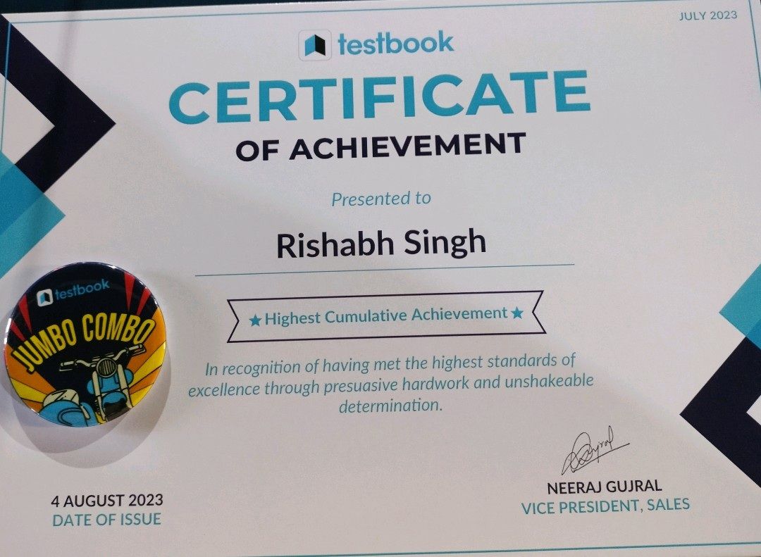 Rishabh Singh on LinkedIn: This is all due to your support Sahil ... Rishabh Singh on LinkedIn: This is all due to your support Sahil ...