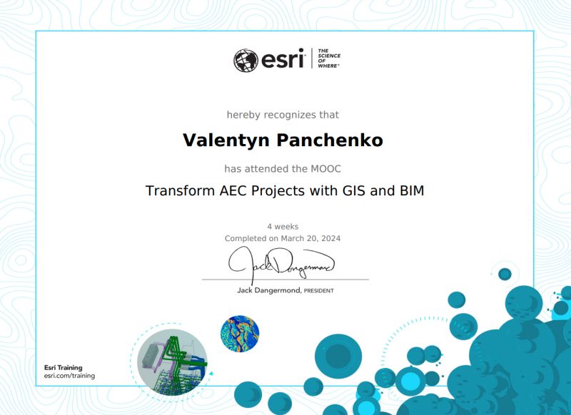 Transform AEC Projects with GIS and BIM | Valentyn P. Transform AEC Projects with GIS and BIM | Valentyn P.