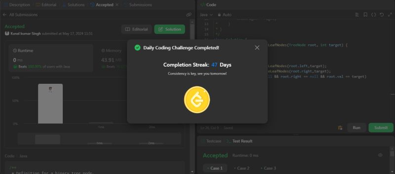 Kunal Kumar Singh on LinkedIn: #dailychallenge #100daysofcode #leetcode ... Kunal Kumar Singh on LinkedIn: #dailychallenge #100daysofcode #leetcode ...