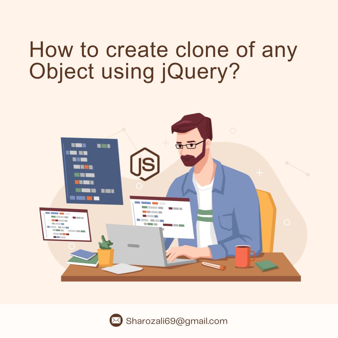 How to create a clone of an object using jQuery | Sharoz Ali posted on ... How to create a clone of an object using jQuery | Sharoz Ali posted on ...