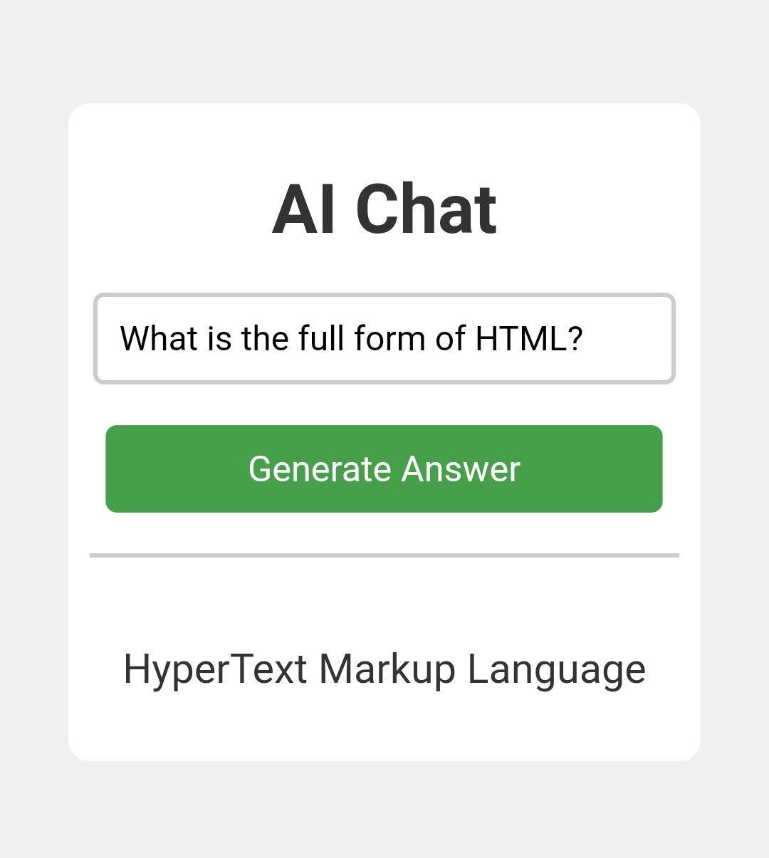 Adithya Salian on LinkedIn: #react #ai #chatapplication #webdevelopment ... Adithya Salian on LinkedIn: #react #ai #chatapplication #webdevelopment ...