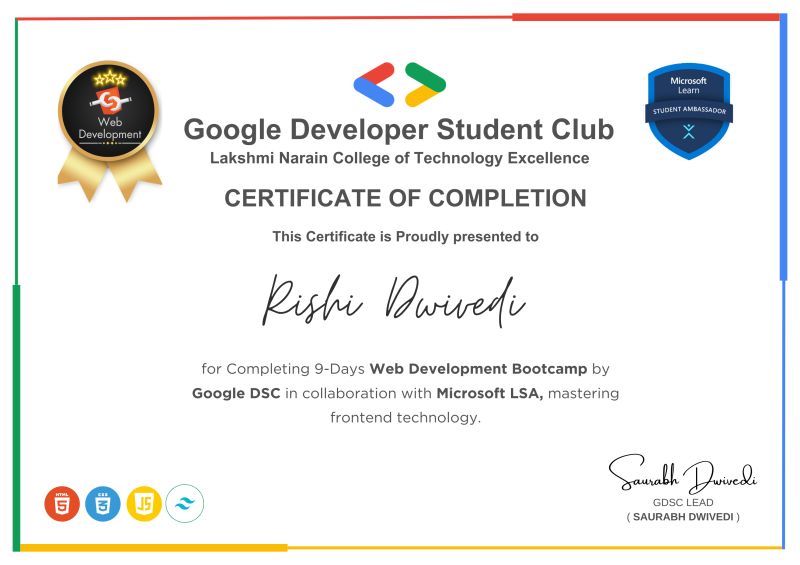 Rishi Dwivedi on LinkedIn: #frontenddevelopment #google #googledsc # ... Rishi Dwivedi on LinkedIn: #frontenddevelopment #google #googledsc # ...