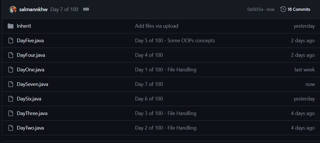 Salman Nakhwa on LinkedIn: #javaprogramming #java #100daysofcodechallenge Salman Nakhwa on LinkedIn: #javaprogramming #java #100daysofcodechallenge