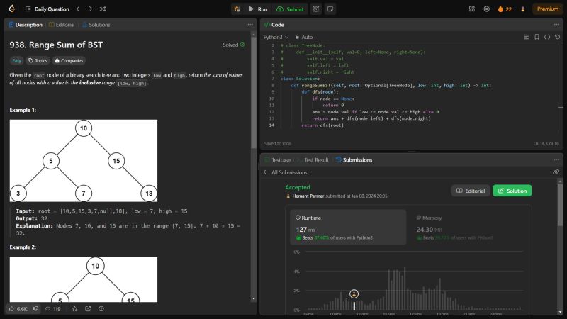 Hemant Parmar on LinkedIn: #100daysofcode #drgviswanathan #leetcode # ... Hemant Parmar on LinkedIn: #100daysofcode #drgviswanathan #leetcode # ...
