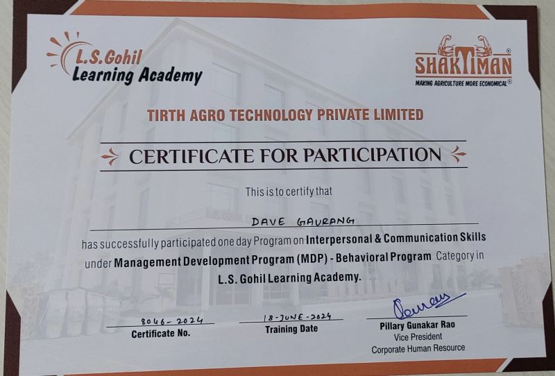 GAURANG DAVE on LinkedIn: Management development program. GAURANG DAVE on LinkedIn: Management development program.