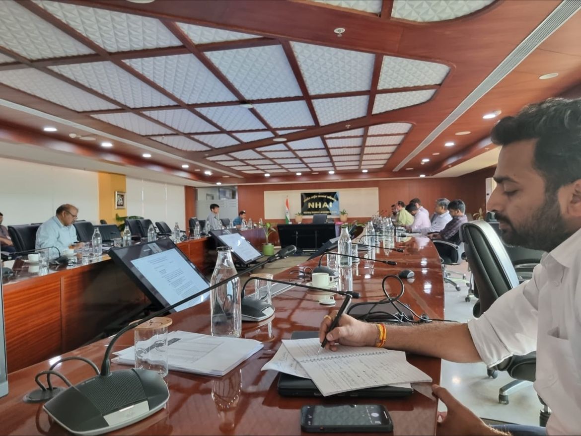Review meeting regarding DPR projects NHAI, HQ New Delhi | Deepak Birla Review meeting regarding DPR projects NHAI, HQ New Delhi | Deepak Birla