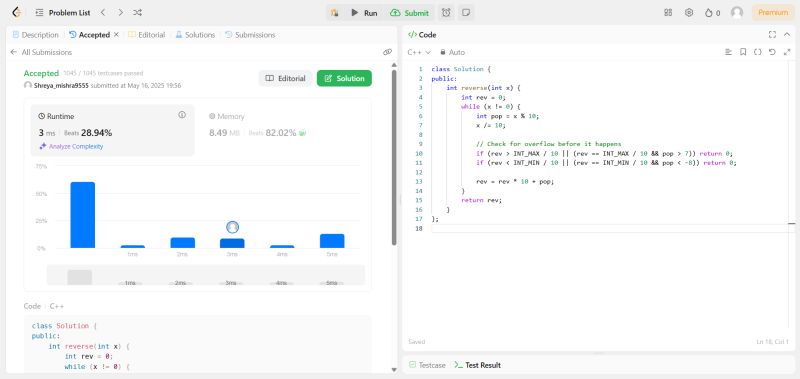 #leetcode #100daysofcode #leetcode #problemsolving #cplusplus… | Shreya ... #leetcode #100daysofcode #leetcode #problemsolving #cplusplus… | Shreya ...