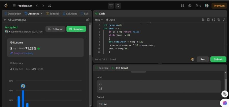 Anuj Agrawal on LinkedIn: #java #palindrome #dsa #problemsolving # ... Anuj Agrawal on LinkedIn: #java #palindrome #dsa #problemsolving # ...