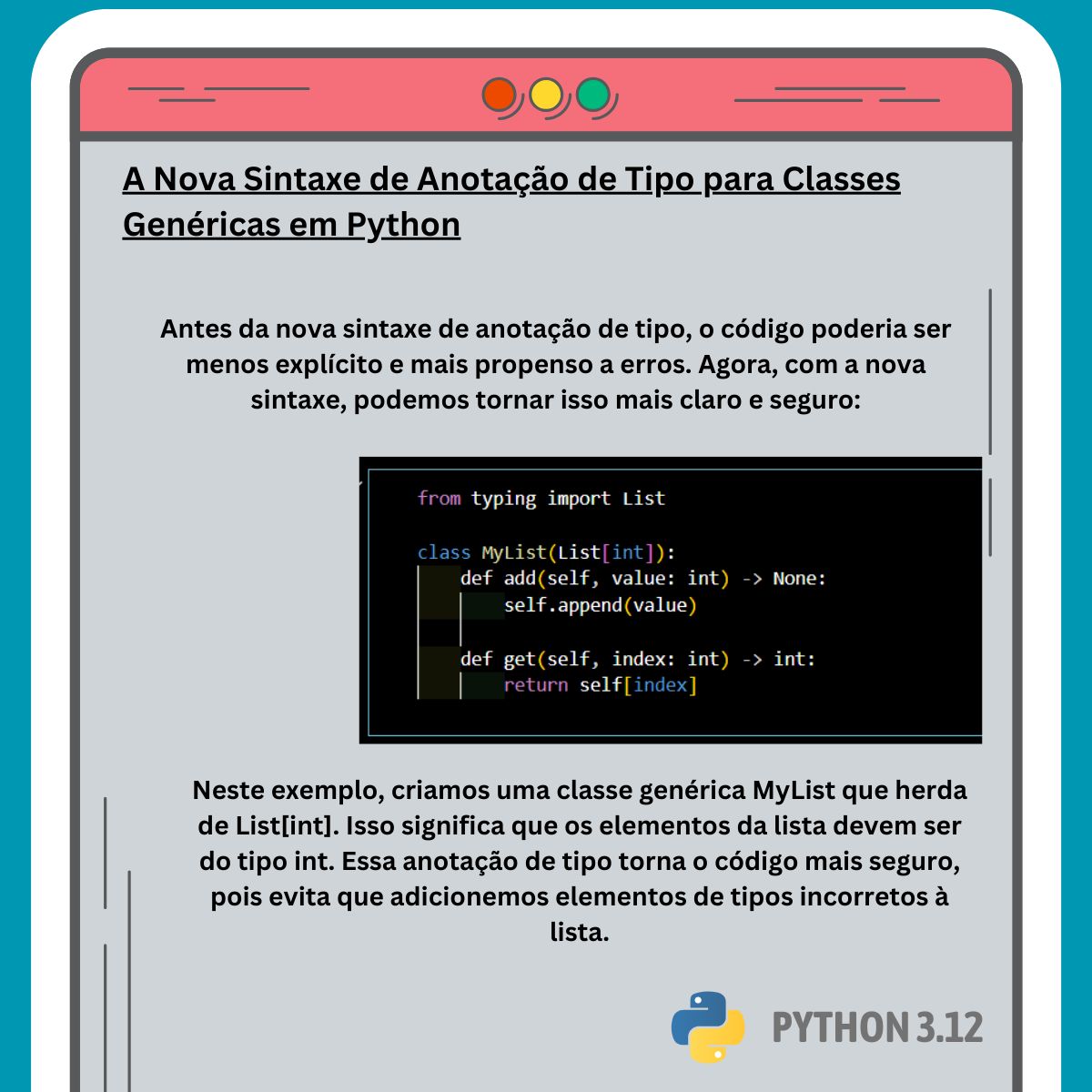 A sintaxe de anotação de tipo em Python torna mais fácil e seguro ... A sintaxe de anotação de tipo em Python torna mais fácil e seguro ...