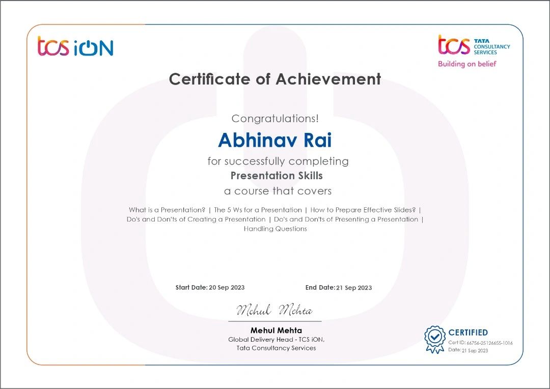 Abhinav Kumar Rai on LinkedIn: #presentationskills Abhinav Kumar Rai on LinkedIn: #presentationskills