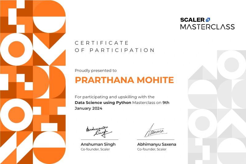 Prarthana Mohite on LinkedIn: #scaler Prarthana Mohite on LinkedIn: #scaler
