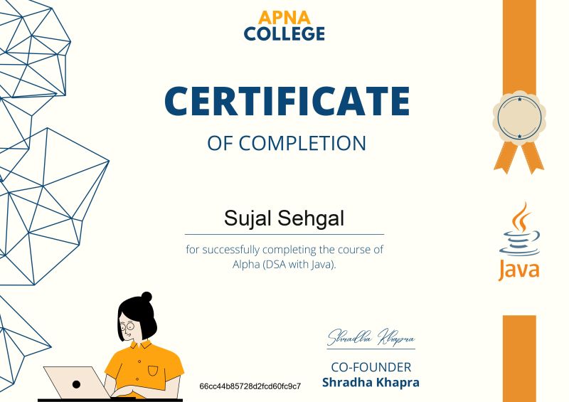 Sujal Sehgal on LinkedIn: #java #datastructures #dsa #apnacollege # ... Sujal Sehgal on LinkedIn: #java #datastructures #dsa #apnacollege # ...