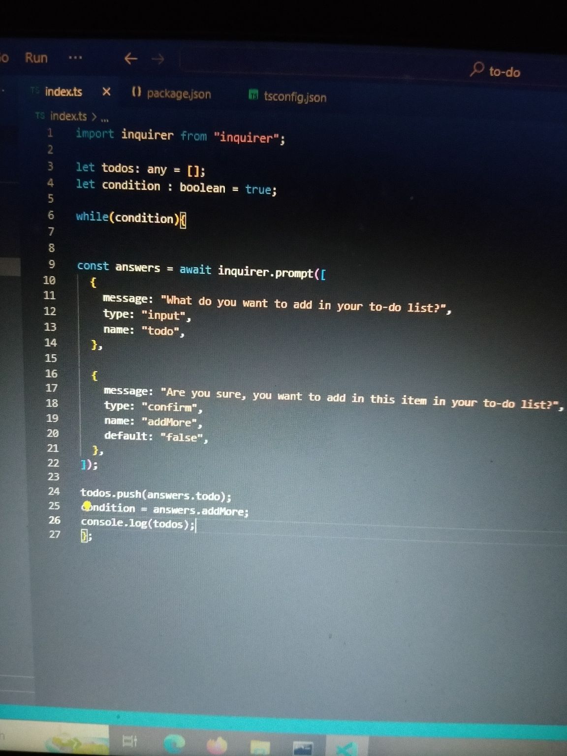 Mehwish Hasny on LinkedIn: #typescript #coding #cli #cliprojects #nodejs Mehwish Hasny on LinkedIn: #typescript #coding #cli #cliprojects #nodejs