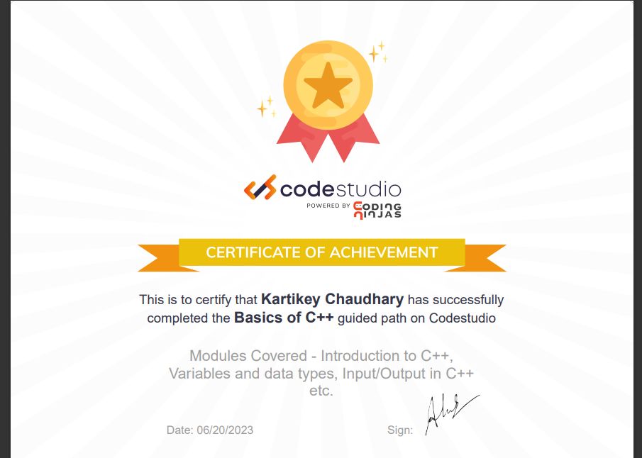Kartikey Chaudhary on LinkedIn: #codingninjas #codingchallenge # ... Kartikey Chaudhary on LinkedIn: #codingninjas #codingchallenge # ...