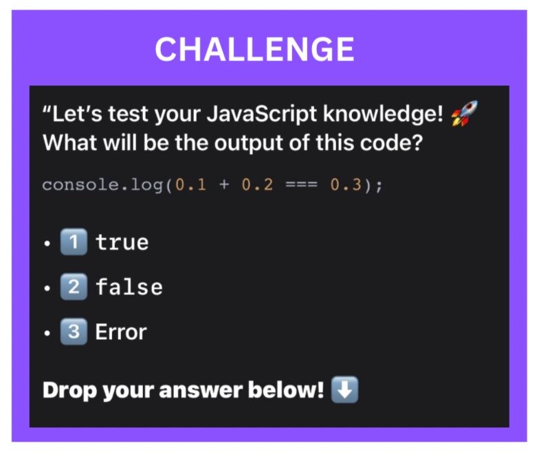 Arjun Subedi on LinkedIn: #javascript #codingquiz #webdevelopment # ... Arjun Subedi on LinkedIn: #javascript #codingquiz #webdevelopment # ...