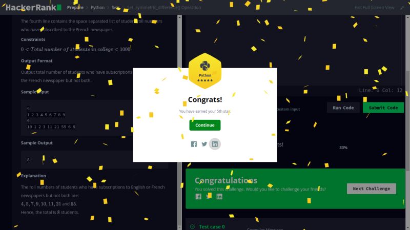 Adarsh Kumar on LinkedIn: #python #hackerrank #codingjourney # ... Adarsh Kumar on LinkedIn: #python #hackerrank #codingjourney # ...