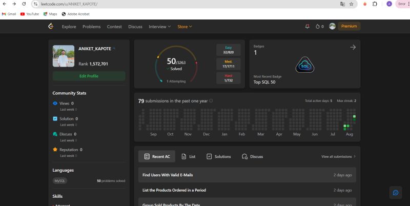 Aniket Kapote on LinkedIn: #sql #leetcode #dataanalysis # ... Aniket Kapote on LinkedIn: #sql #leetcode #dataanalysis # ...