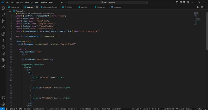 Learn ReactJs useContext Hooks | Aarsh Bharti posted on the topic ... Learn ReactJs useContext Hooks | Aarsh Bharti posted on the topic ...