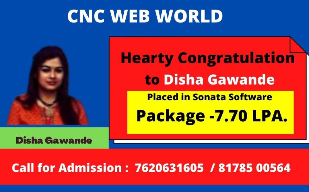 💠Hearty Congratulations to Disha Gawande - Placed in Sonata Software ... 💠Hearty Congratulations to Disha Gawande - Placed in Sonata Software ...