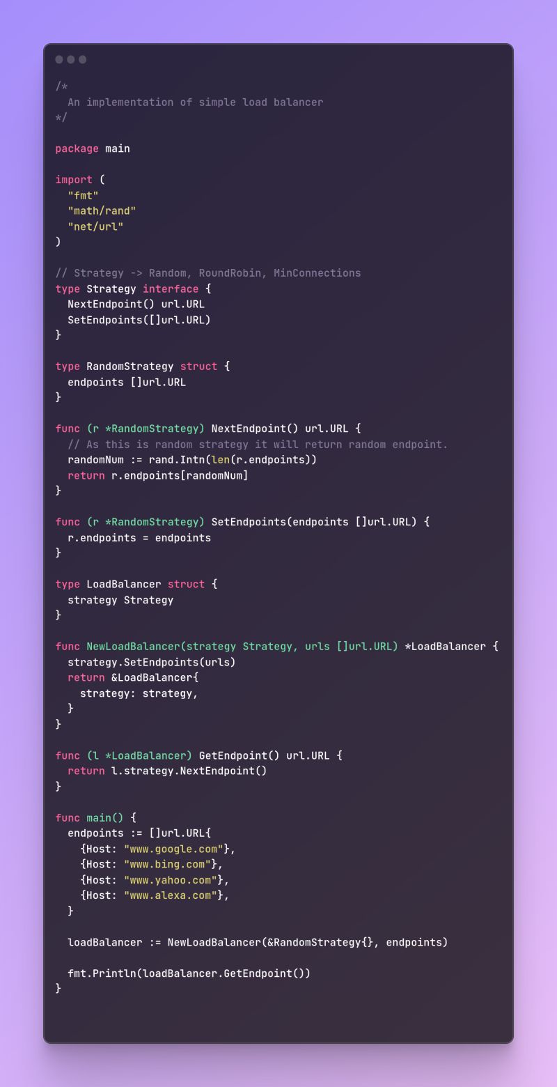 How I built a simple load balancer in Go | Sushant Dhiman posted on the ... How I built a simple load balancer in Go | Sushant Dhiman posted on the ...