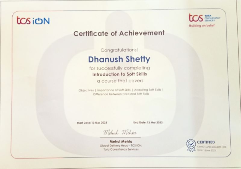 Dhanush Shetty on LinkedIn: #learning #share Dhanush Shetty on LinkedIn: #learning #share