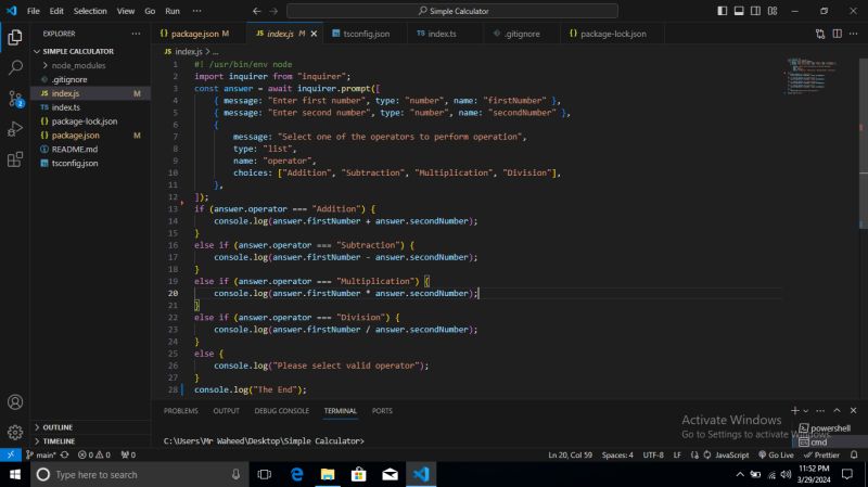 My first typescript calculator project | Muhammad Waheed posted on the ... My first typescript calculator project | Muhammad Waheed posted on the ...