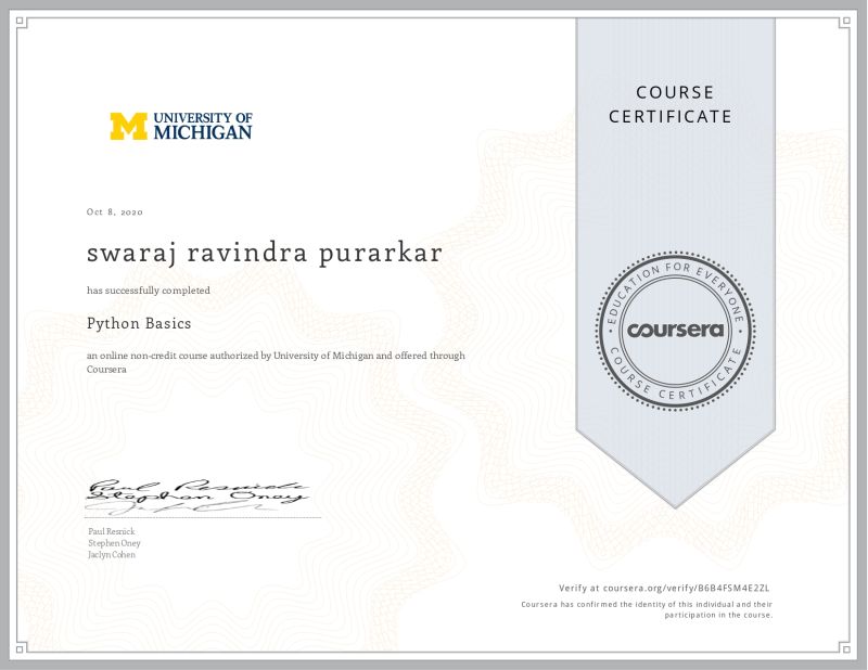 Swaraj Purarkar on LinkedIn: #python #pythonprogramming # ... Swaraj Purarkar on LinkedIn: #python #pythonprogramming # ...