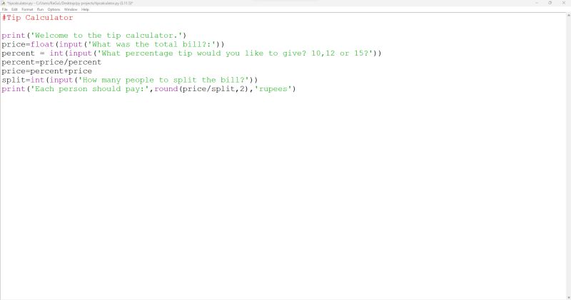 Ragul K on LinkedIn: #100daysofcode #100daysofcodingchallenge #python Ragul K on LinkedIn: #100daysofcode #100daysofcodingchallenge #python