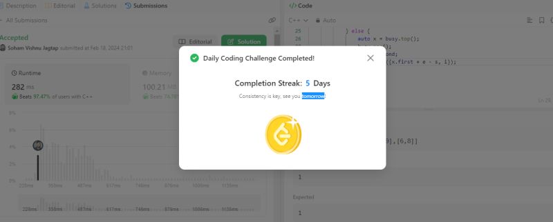 Day 5 of #100DaysOfCodechallenge: #Leetcode | Soham Jagtap posted on ... Day 5 of #100DaysOfCodechallenge: #Leetcode | Soham Jagtap posted on ...