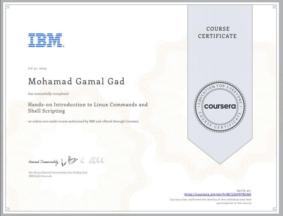Mohamed Gamal Gad on LinkedIn: #learning #linux # ... Mohamed Gamal Gad on LinkedIn: #learning #linux # ...