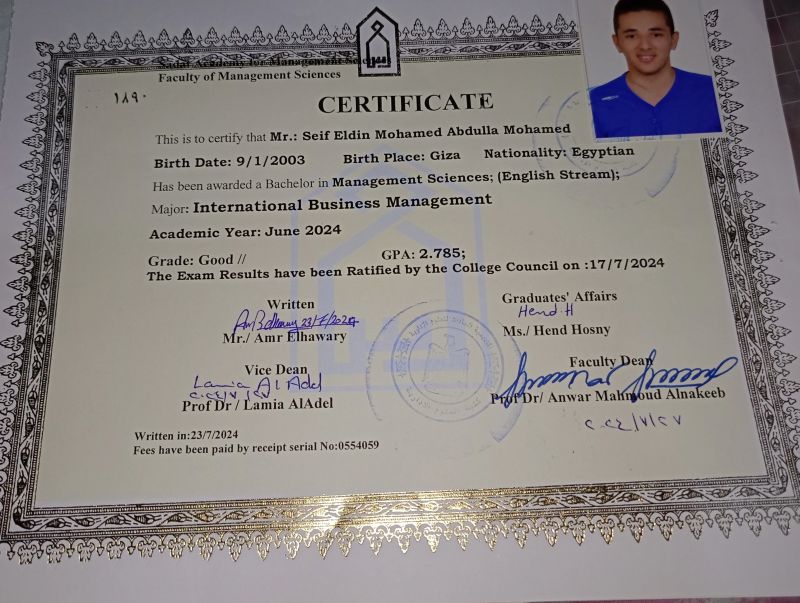 Seif Eldein Mohamed on LinkedIn: officially graduated ️😌 | 12 comments Seif Eldein Mohamed on LinkedIn: officially graduated ️😌 | 12 comments