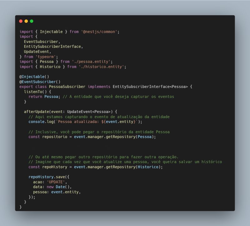 #typeorm #nestjs #typescript #dev | Wesley Souza #typeorm #nestjs #typescript #dev | Wesley Souza