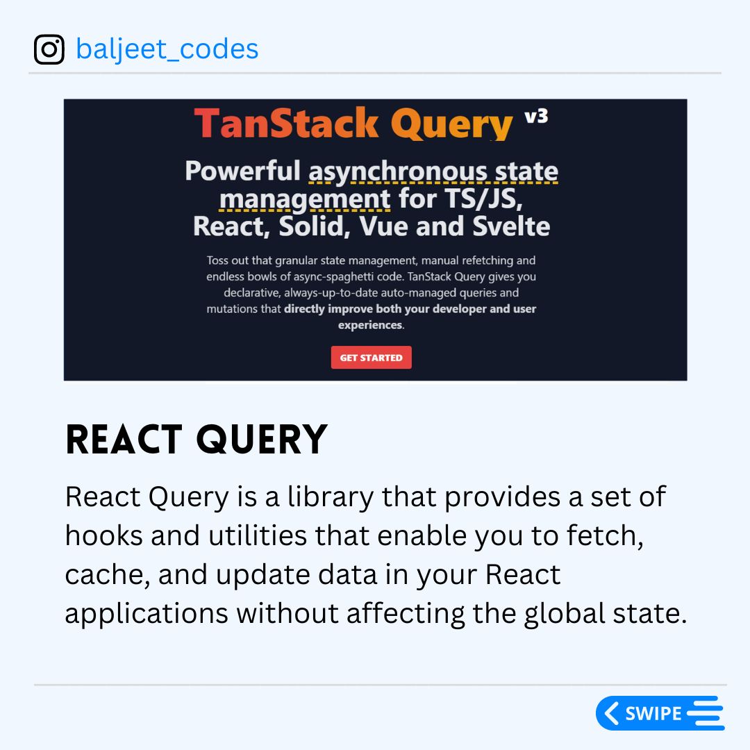 #reactquery #react #javascript | Baljeet J. #reactquery #react #javascript | Baljeet J.