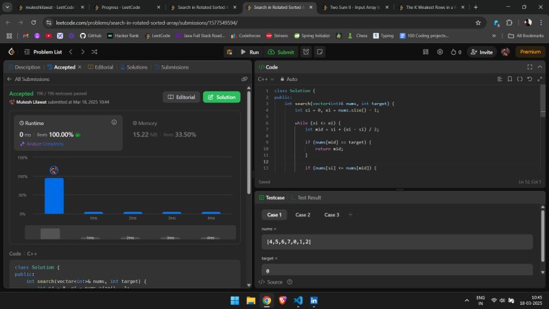 #100daysofleetcode #leetcode | Mukesh Lilawat #100daysofleetcode #leetcode | Mukesh Lilawat