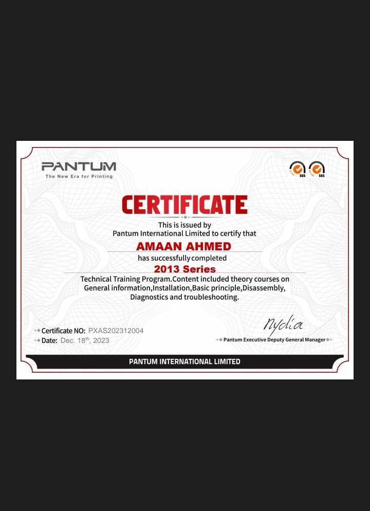 Amaan Ahmed on LinkedIn: I’m happy to share that I’ve obtained a new ... Amaan Ahmed on LinkedIn: I’m happy to share that I’ve obtained a new ...