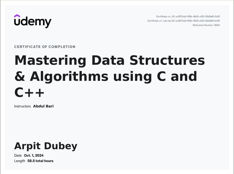 Arpit Dubey on LinkedIn: #datastructures #algorithms #cprogramming # ... Arpit Dubey on LinkedIn: #datastructures #algorithms #cprogramming # ...
