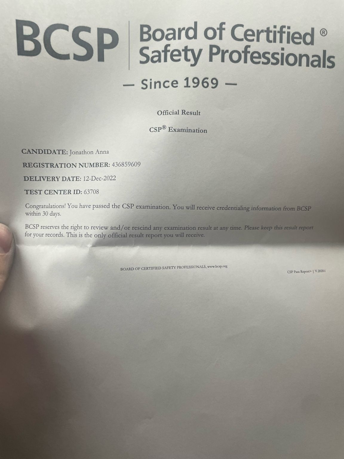 Jonathon Anna, CSP on LinkedIn: Passed the CSP today | 55 comments Jonathon Anna, CSP on LinkedIn: Passed the CSP today | 55 comments