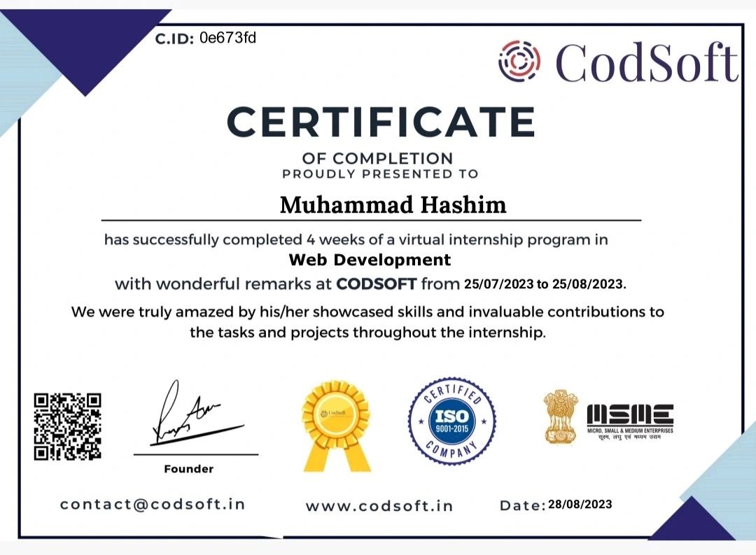 #webdevelopment #internshipcompleted #codingjourney #codsoftimpact ... #webdevelopment #internshipcompleted #codingjourney #codsoftimpact ...