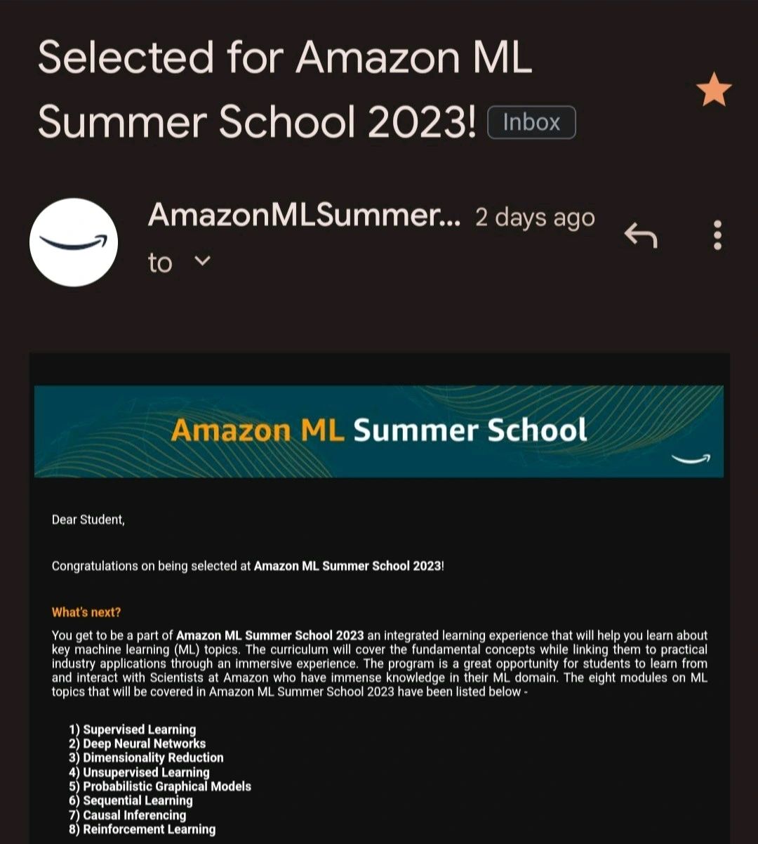 UTKARSH RAJ on LinkedIn: #amazonmlsummerschool #machinelearning #ai # ... UTKARSH RAJ on LinkedIn: #amazonmlsummerschool #machinelearning #ai # ...