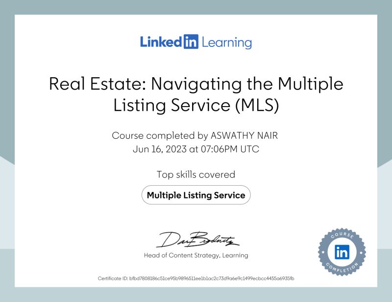 ASWATHY NAIR on LinkedIn: Certificate of Completion ASWATHY NAIR on LinkedIn: Certificate of Completion