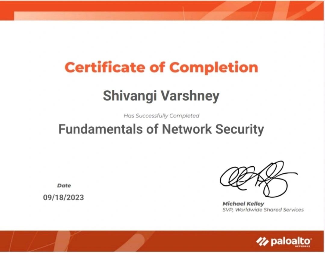 #certification #learningjourney | Shivangi Varshney #certification #learningjourney | Shivangi Varshney