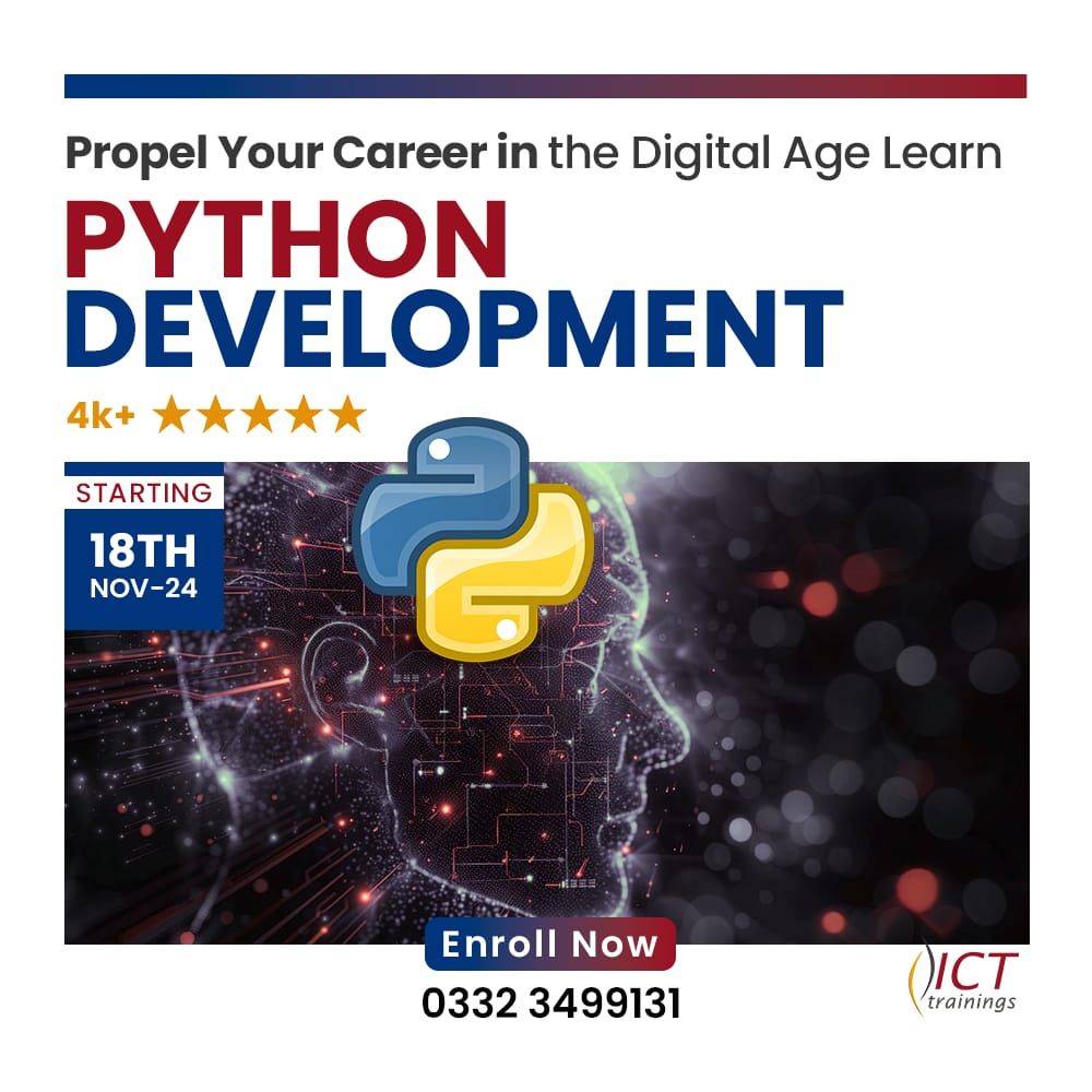 ICT Trainings on LinkedIn: #python #pythonlanguage #pythondevelopment # ... ICT Trainings on LinkedIn: #python #pythonlanguage #pythondevelopment # ...