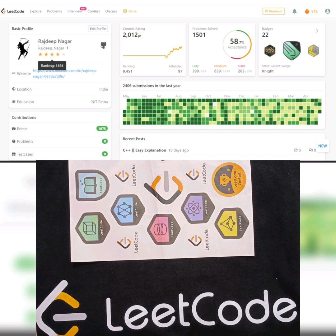 Rajdeep Nagar on LinkedIn: #leetcode #leetcode #coding #problemsolving ... Rajdeep Nagar on LinkedIn: #leetcode #leetcode #coding #problemsolving ...
