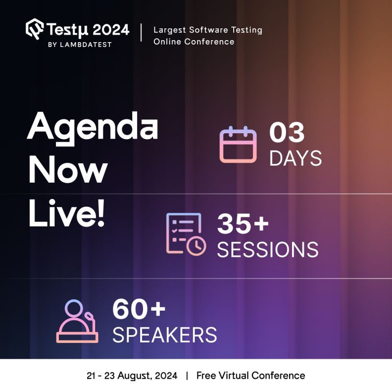 Plan your schedule for TestMuConf 2024 | Shahzeb Hoda posted on the ... Plan your schedule for TestMuConf 2024 | Shahzeb Hoda posted on the ...